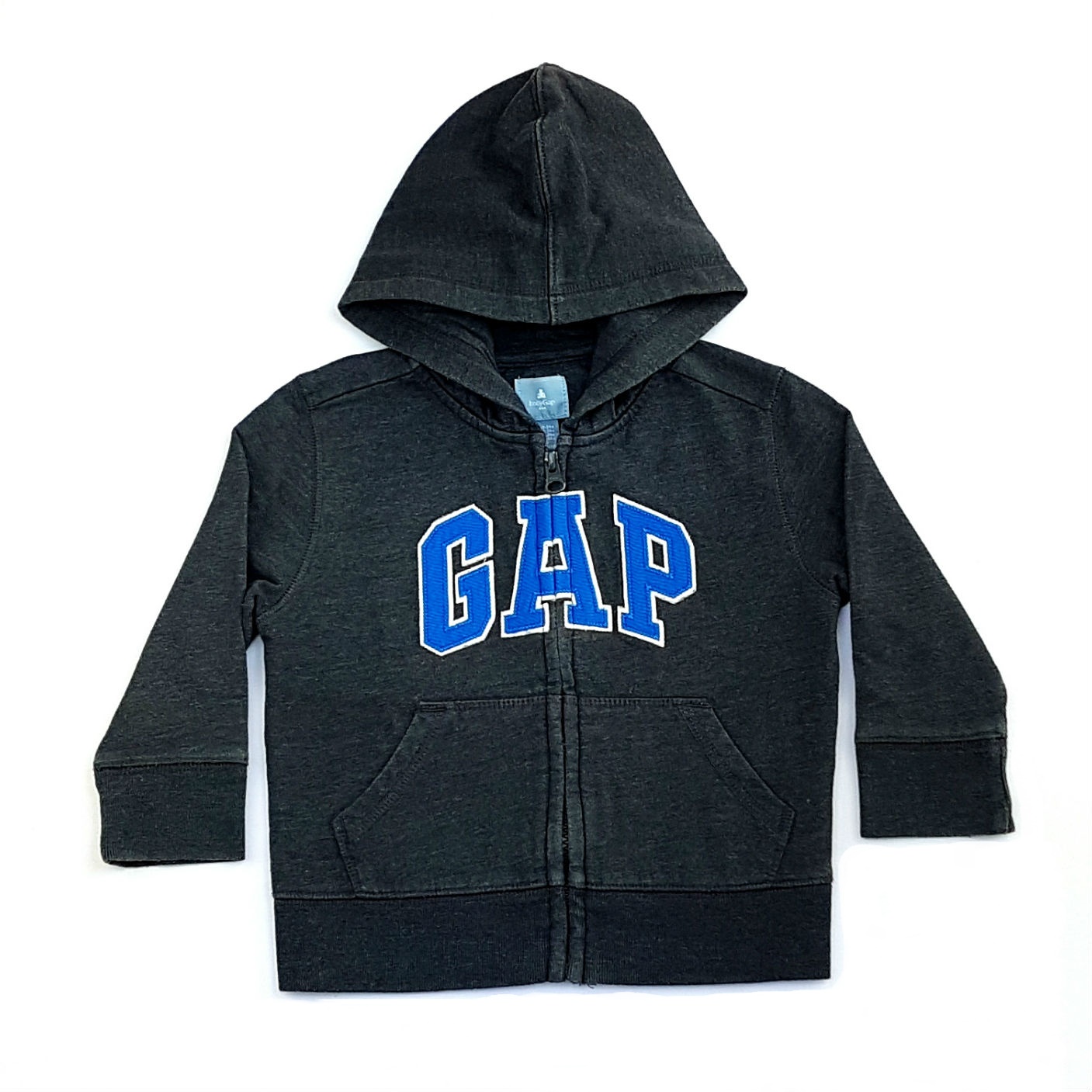 Casaco Cinza Chumbo e Azul GAP – Pig Pega